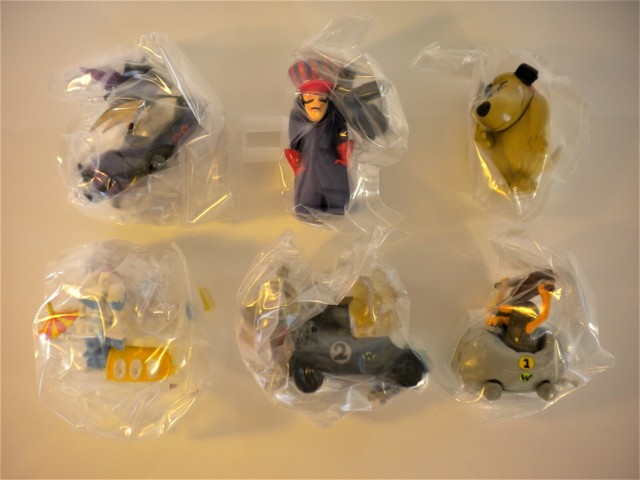 Bandai 2000 HG Wacky Races Set 6 Gashapon Figure Hanna Barbera ...