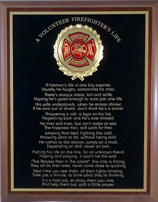 Firefighters Wife Poem