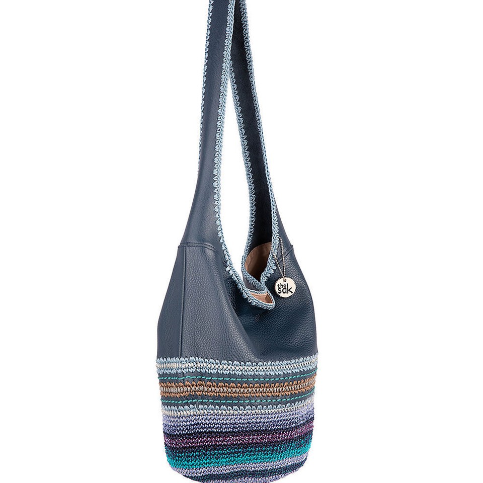 The Sak Back To Bali 120 Hobo Bag Indigo/Stripe 711640636954 | eBay