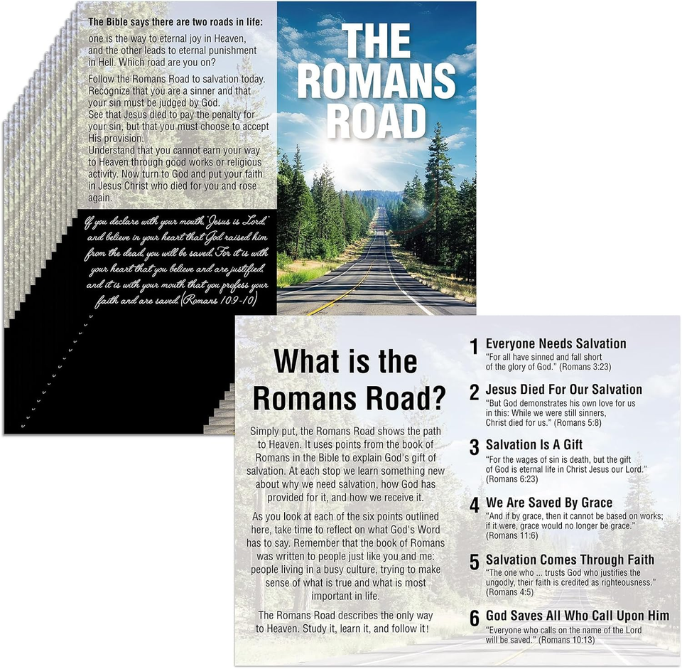 300 Pcs Gospel Tract Card Salvation Plan Cards Bible Tracts Christian ...