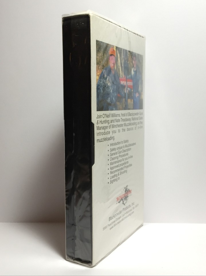 NOS Unopened WINCHESTER Muzzleloading Instructional Video VHS Tape | eBay