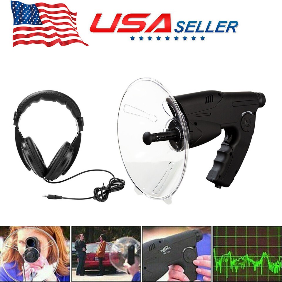 Parabolic Sonic Listening Device Microphone Amplifier Spy Bionic Ear ...