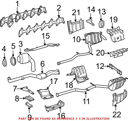 Genuine OEM Catalytic Converter Seal for Mercedes 0004920981 | eBay