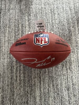 Josh Allen Autographed The Duke NFL Football Buffalo Bills Beckett COA ...