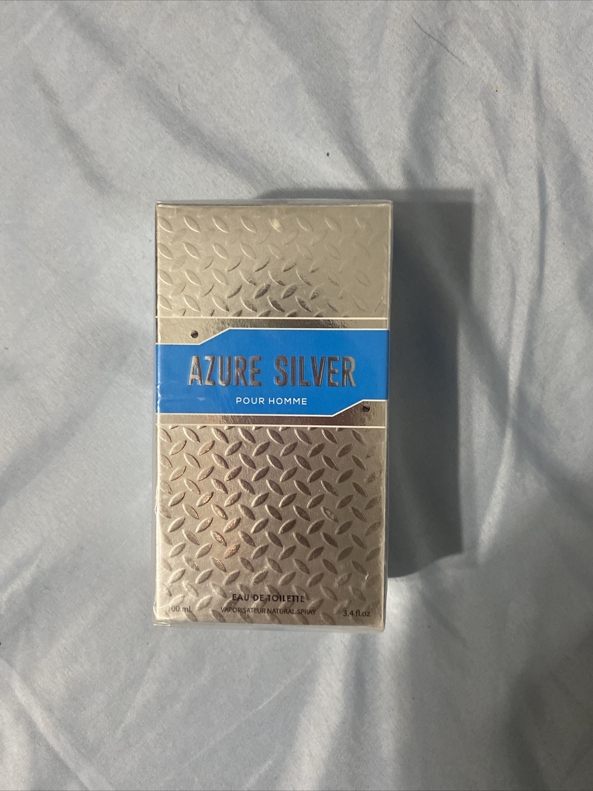 AZURE SILVER Men's 3.4 Oz EDT Spray Cologne Casual Daily Cologne Ideal ...