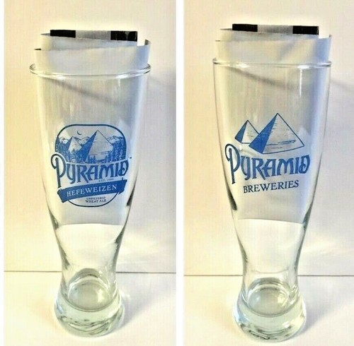 Pyramid Breweries Hefeweizen 16 oz Pilsner Glass - Set of Two (2 ...