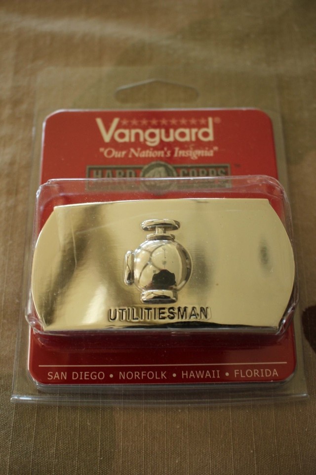 USN US NAVY USS SHIP SHORE AIR SEABEE UTILITIESMAN RATE SPECIALTY BELT ...