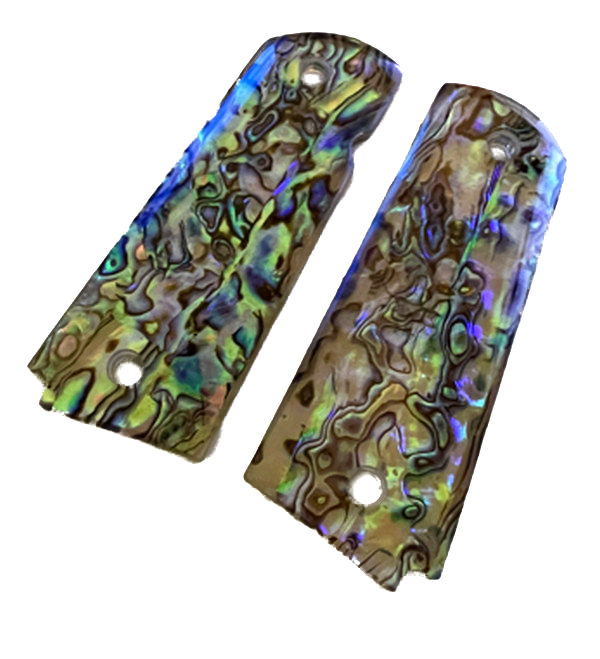 1911 Colt & Clones CUSTOM GUN GRIPS Full size Abalone Mother of Pearl ...