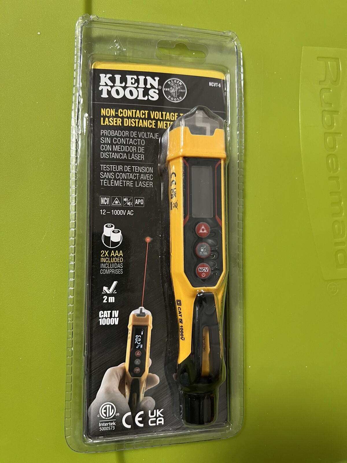 NEW Klein Tools NCVT-6 Non-Contact Voltage Tester with Laser Distance ...