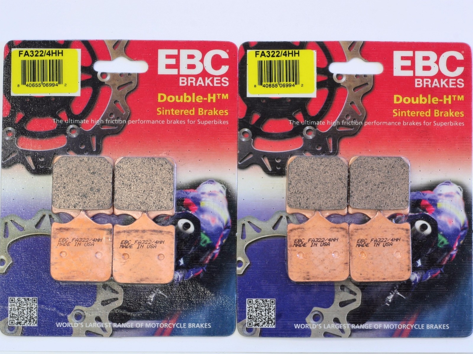 EBC HH Front Brake Pads Ducati 999 999R 999S 996R 748 749 FA322/4HH | eBay