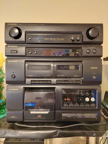PIONEER XR2000 CD EXCHANGER CASSETTE DECK RECEIVER REMOTE HOME STEREO ...