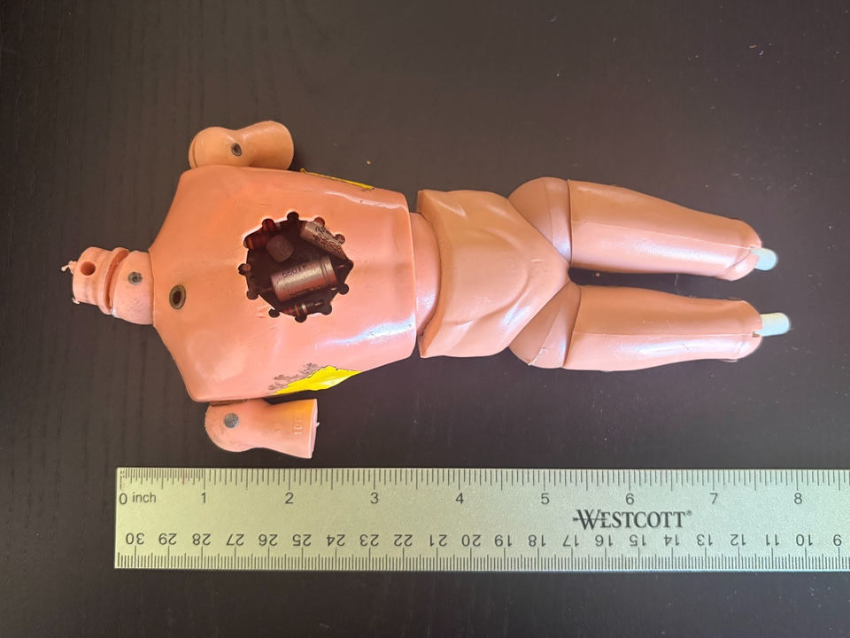 1964 - 1970 Hasbro Talking GI Joe Body Parts: Neck Shoulders Chest Hip ...