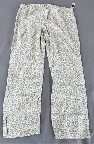 Old Navy Flannel Pajama Snow Leopard Print Sz XL NWT Women’s | eBay