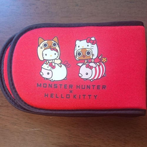 MONSTER HUNTER Airou Hello Kitty Multi Purpose Case New Limited Edition ...