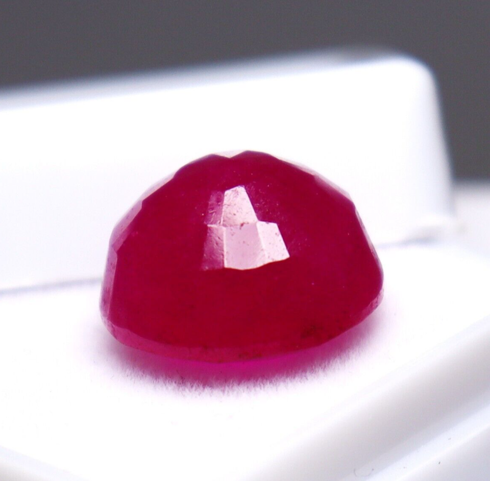 9.80 Ct Natural Red Beryl Bixbite Round Cut From Utah Loose Gemstone ...