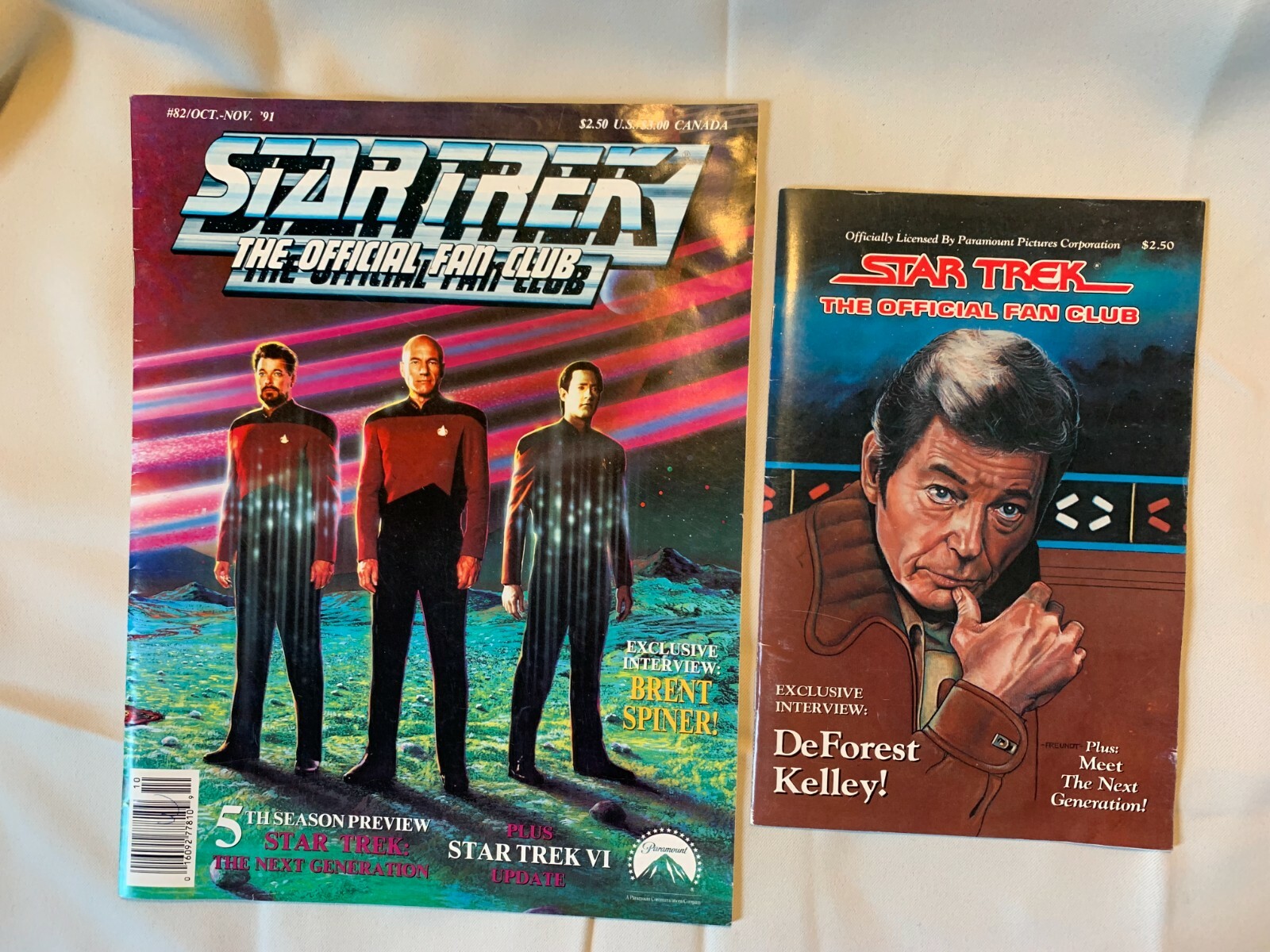 1987 #54 - 1991 #82 Oct Nov- 2 Star Trek The Official Fan Club Books ...
