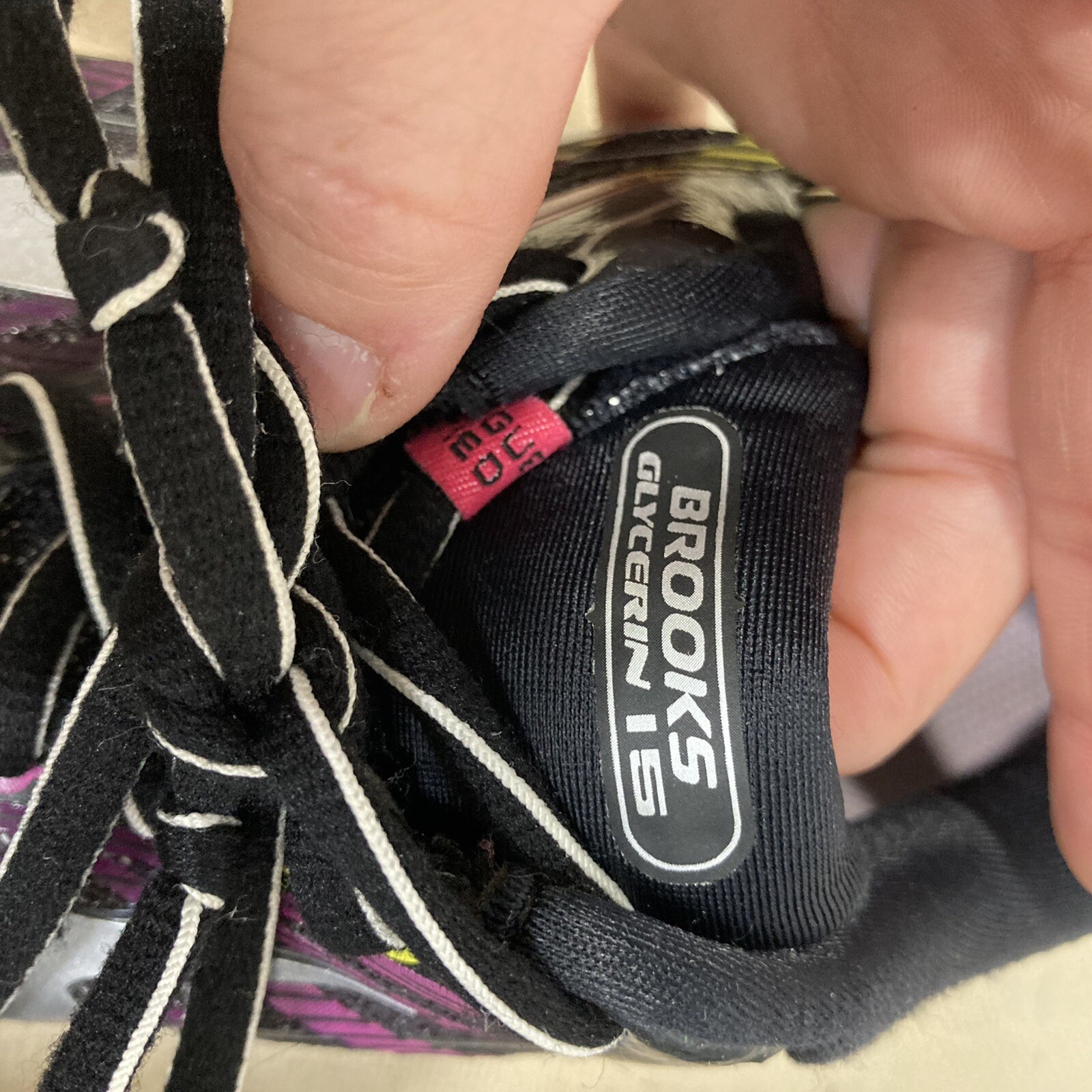 Brooks Glycerin 15 3D Stretch Super DNA Black Purple … - Gem