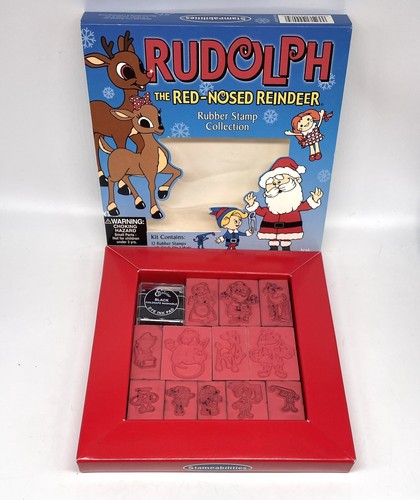2001 Stampabilities Rudolph Christmas Rubber Stamp Collection - 12 ...