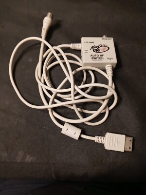 MAD CATZ AUTO RF SWITCH ADAPTOR CABLE FOR SEGA DREAMCAST MODEL 7104 AV ...