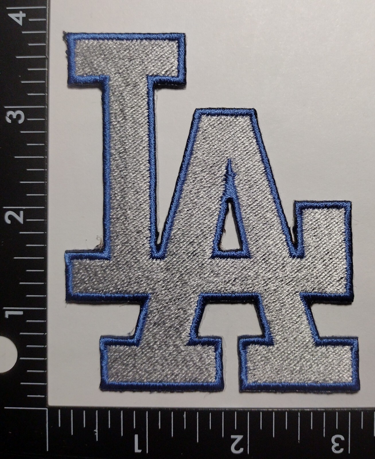 LA Dodgers Los Angeles Baseball Embroidery Iron Sew Thick Density ...