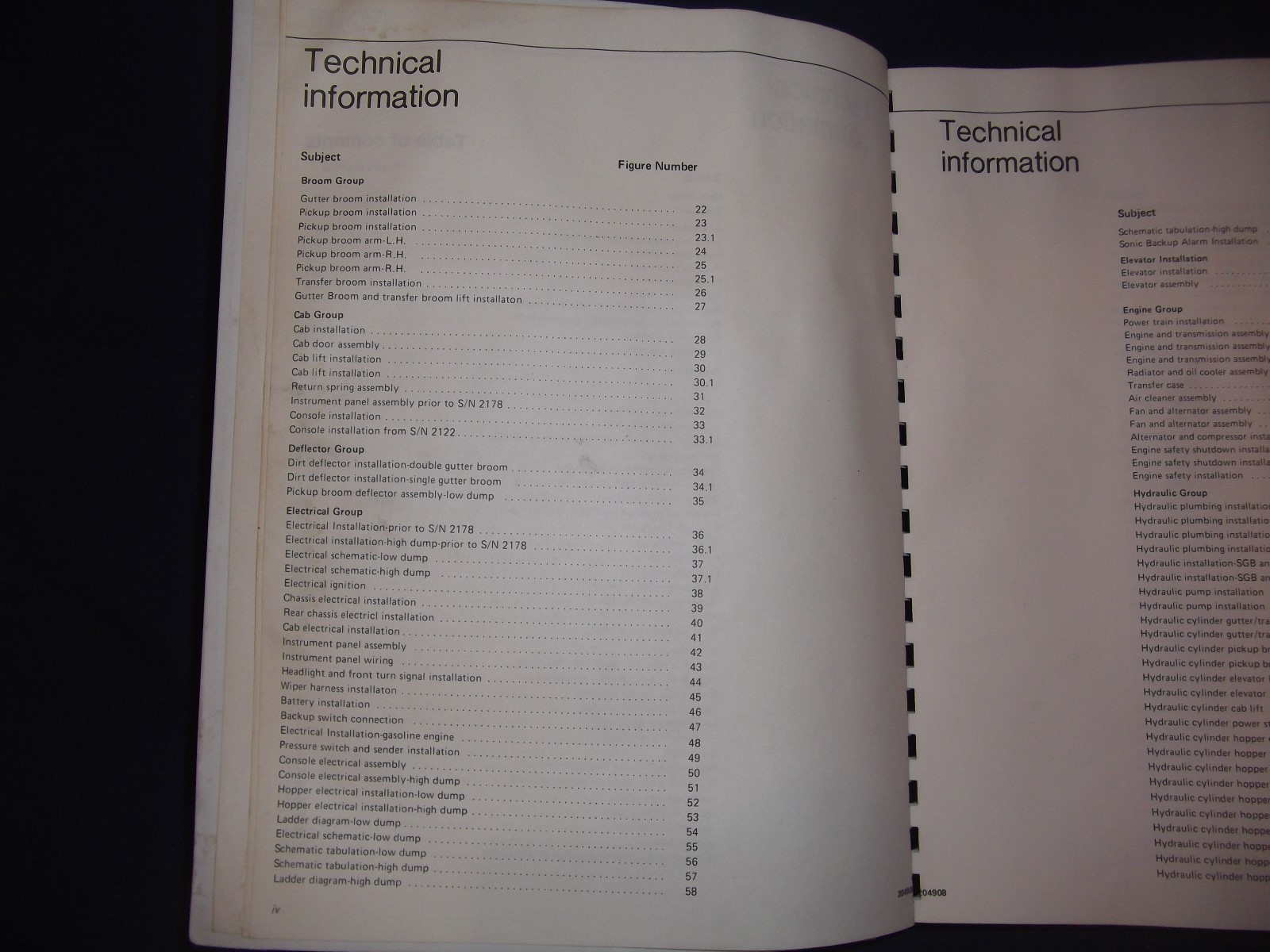 FMC LINK BELT VANGUARD MODEL 12 STREET SWEEPER PARTS MANUAL BOOK ...