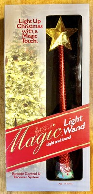 NIB Magic Light Wand Christmas Remote Control & Receiver Light and ...