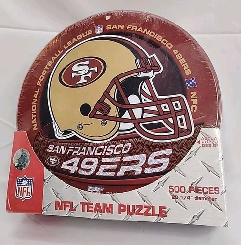 NFL team puzzle 500 Pcs 49ERS collectible tin puzzle San Francisco ...