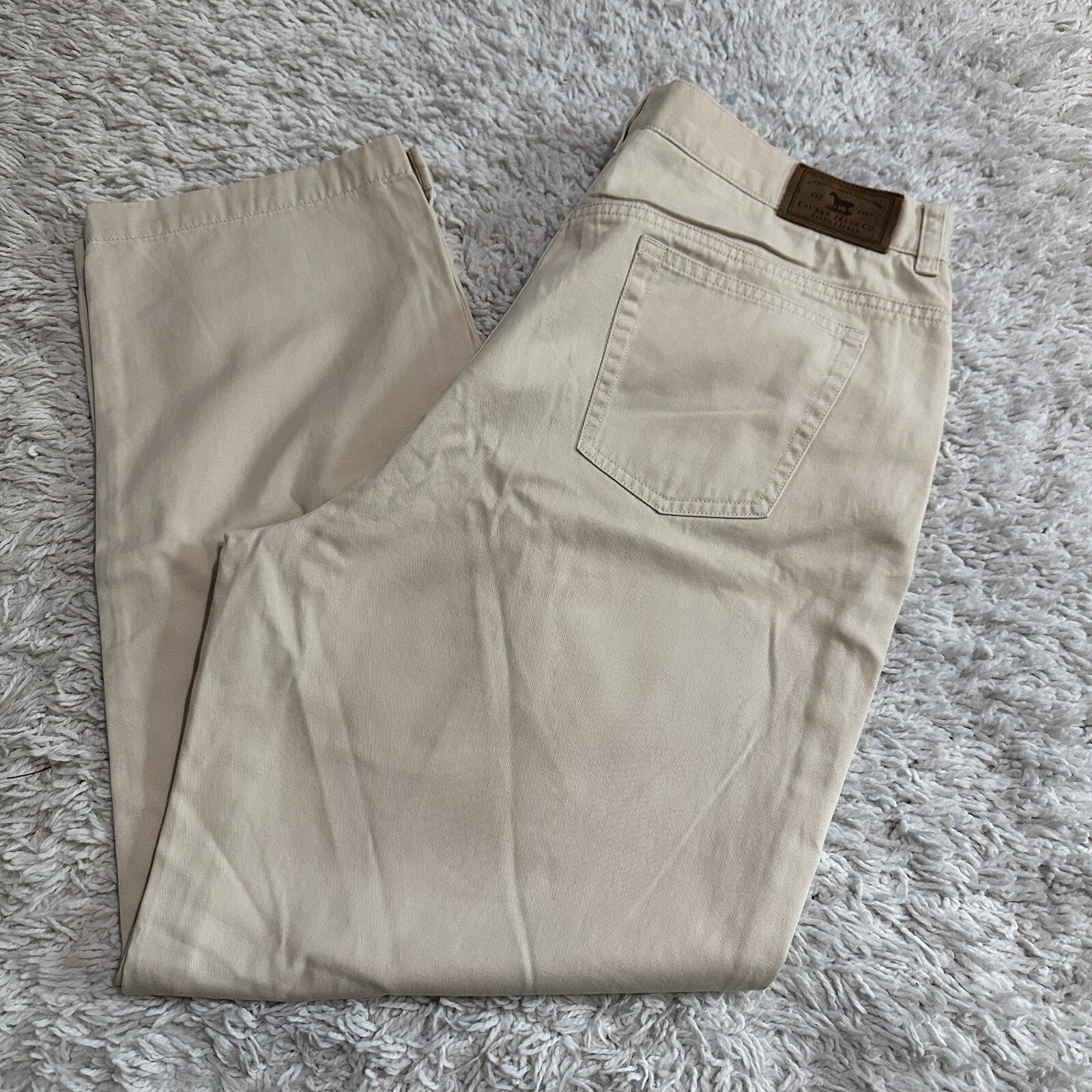 Ralph Lauren women jeans Size 12 light brown straight leg jeans | eBay