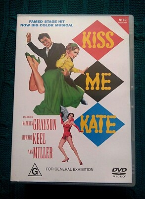 KISS ME KATE-DVD - REGION-4- LIKE NEW- FREE POST WITHIN AUSTRALIA ...