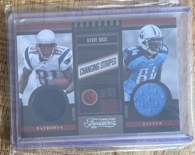 Randy Moss 2011 Timeless Treasures 171/200 Changing Stripes Patriots SP ...