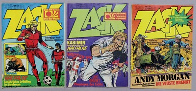 Zack 3 Zack Books Fun Voltage Adventures of 1974 Comic 70er years # A ...