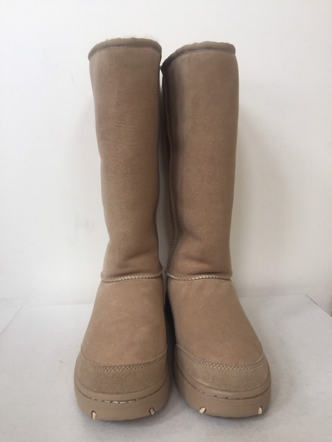 UGG 5340 Women's Ultimate Tall Braid Sand BOOTS Sz 11 for sale online ...
