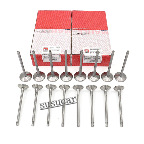 16x Engine Intake Exhaust Valves For VW GTI GLI AUDI A3 A4 Q5 Seat 1.8 ...
