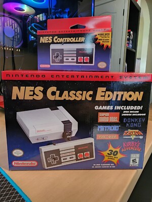 Nintendo Classic Edition NES Mini Console & controller - authentic US ...