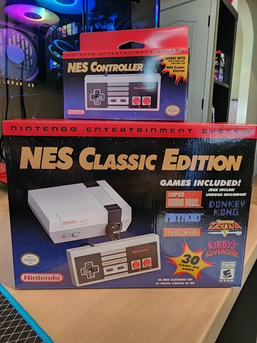 Nintendo Classic Edition NES Mini Console & controller - authentic US ...