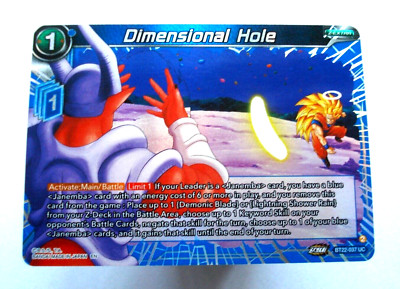 Dimensional Hole BT22-037 UC FOIL Critical Blow Dragonball | eBay.de