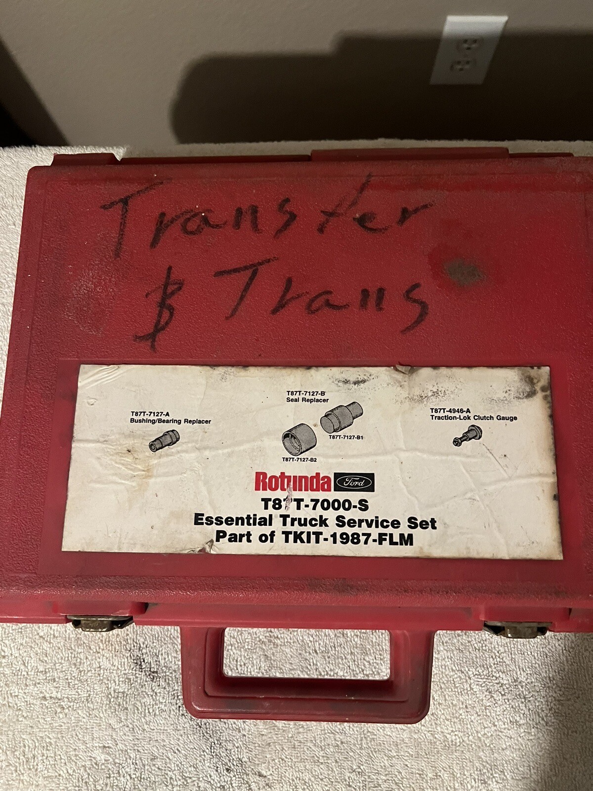 Ford Rotunda Essential Service Tool Kit T87T-7000-S Truck Service Kit ...