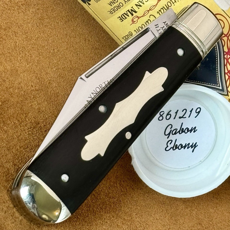 GEC GREAT EASTERN CUTLERY 86 BLACK JACK HARNESS JACK EBONY CAMPAGNA ...
