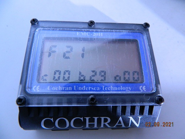 Cochran Undersea Technology EMC-20H Dive Computer - Black (For Parts ...