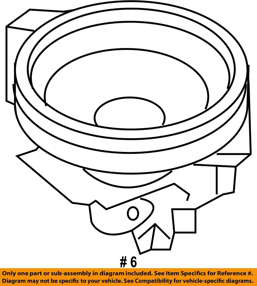 FORD OEM 13-19 Flex Instrument Panel Sound System-Inst Pnl Speaker ...