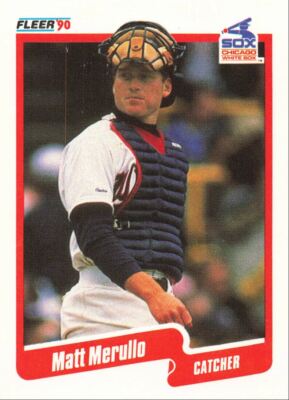 1990 Fleer Baseball Rookie Card Matt Merullo Chicago White Sox #542 | eBay