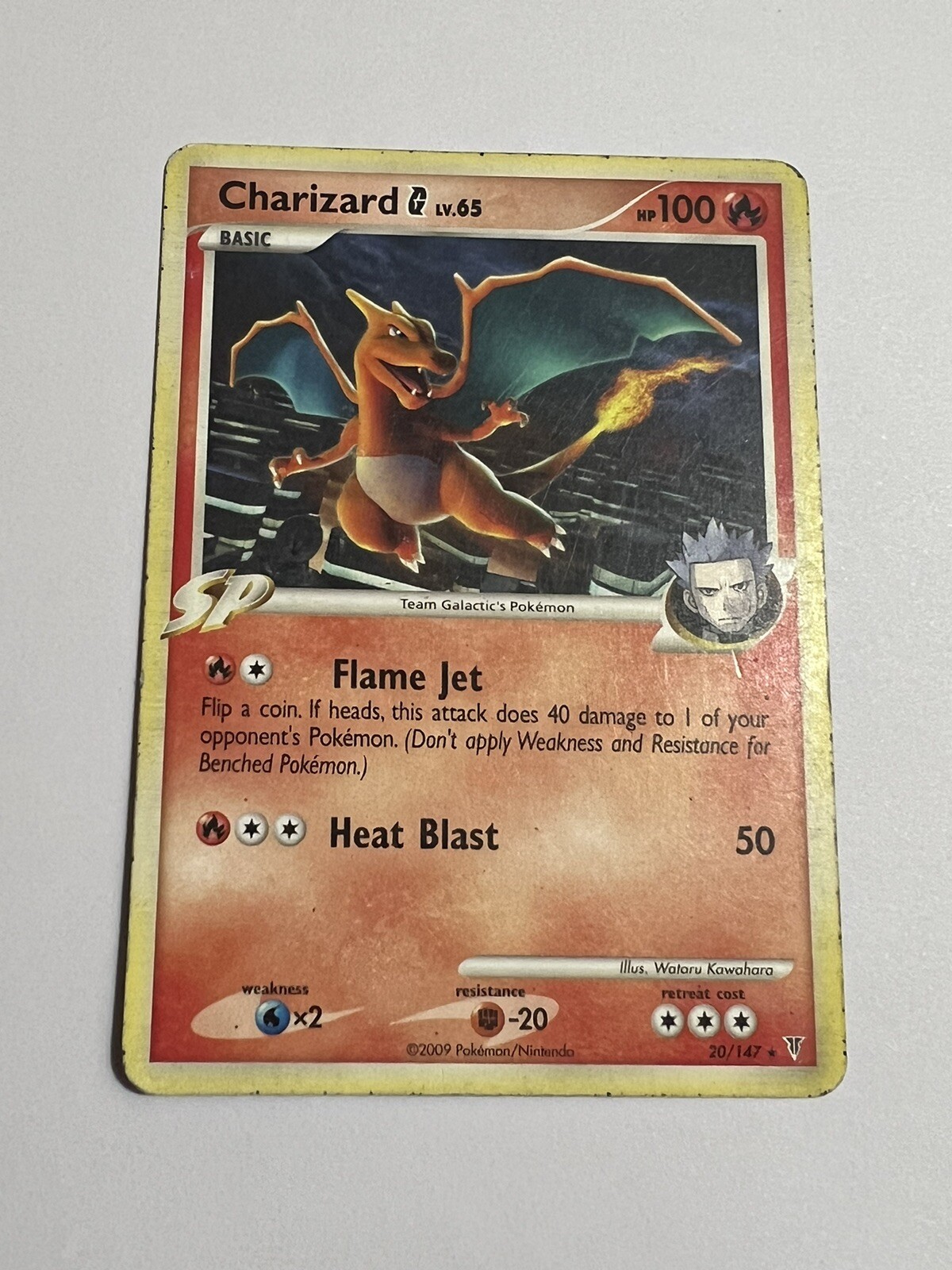 Charizard G LV 65 Platinum 20/147 Supreme Victors Pokémon Card 2009 MP ...
