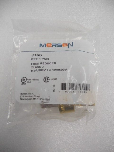New Ferraz Shawmut J166 Class J Fuse Reducer 60-100 Amp 600 Volt NIFP ...