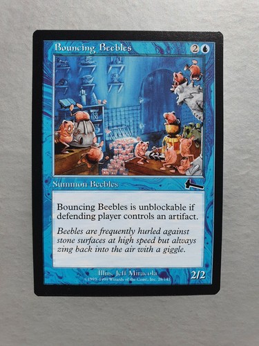 Bouncing Beebles, MTG Urza's Legacy (1999) Common Blue Creature NM | eBay