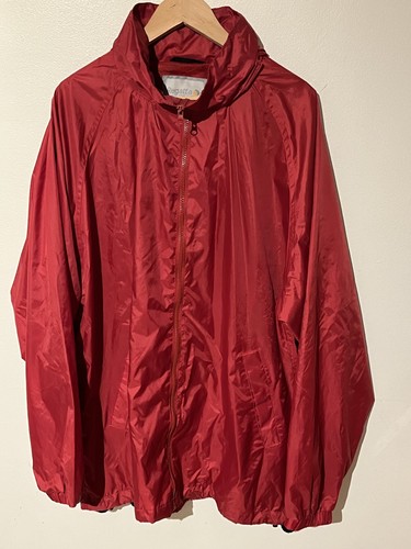Regatta Red Waterproof Hooded Jacket XL packable | eBay