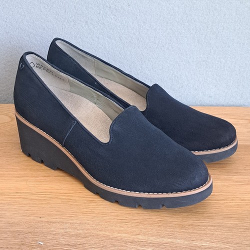 Vionic Shoes Womens Willa Wedge Blue Suede Size 9 Ortho Comfort Heel | eBay