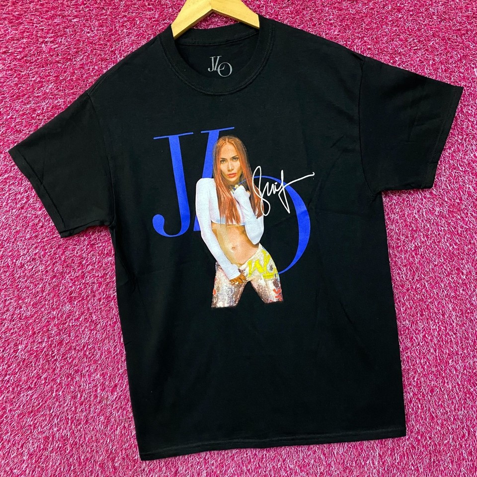 Jennifer Lopez JLO Signature Poster Dance Pop Tee S/M | eBay