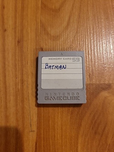 Official Nintendo Gamecube Memory Card 59 Blocks DOL-008 Gray | eBay