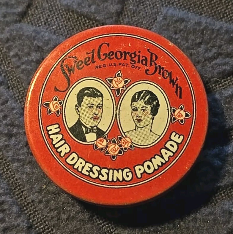 Sweet Georgia Brown Black Americana Hair Pomade Sample Tin Valmor Prod ...