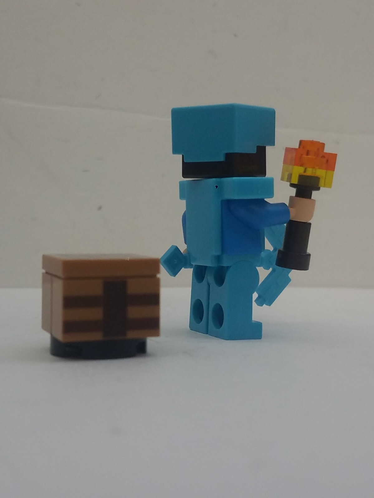 Lego minifigures: Minecraft Full diamond armor Steve | eBay